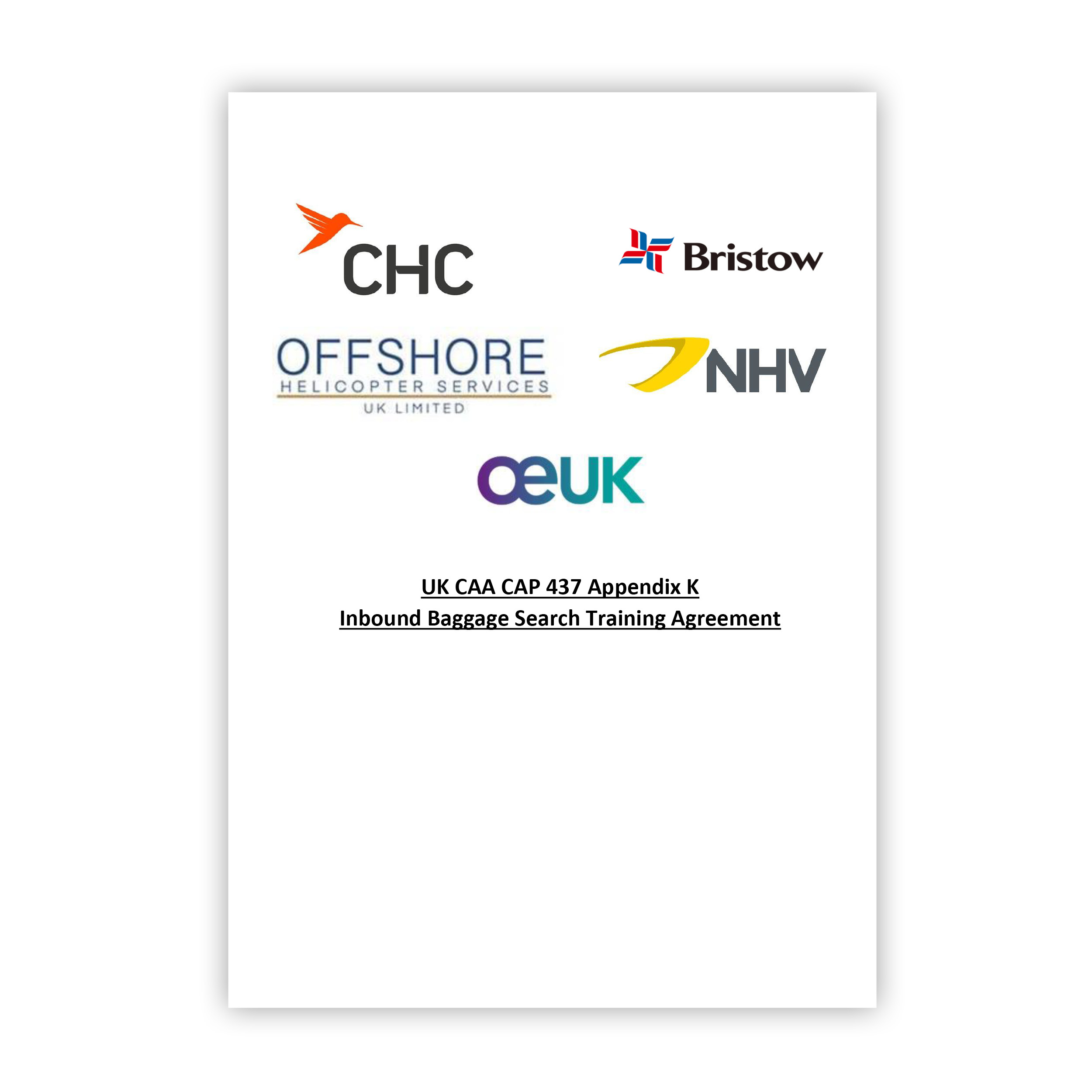 Inbound Flight Baggage Search Training Agreement